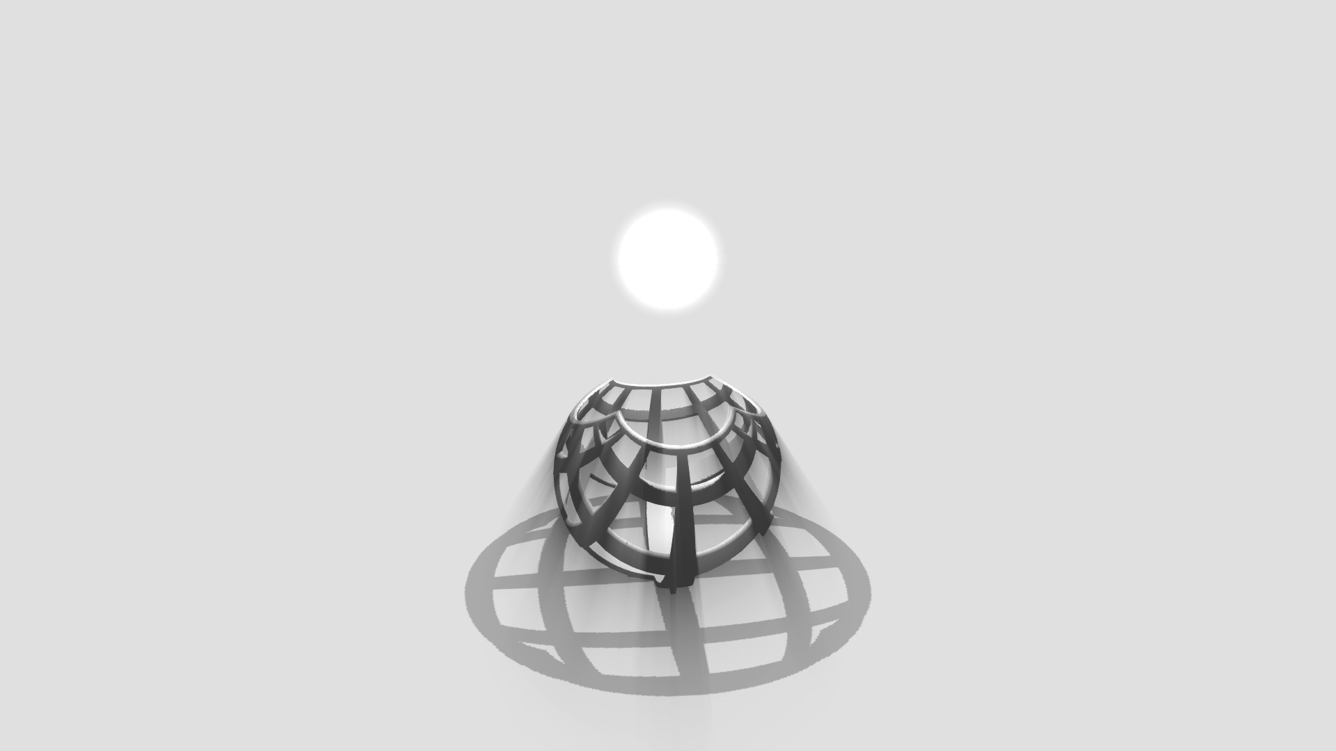 Stereographic Projection -- Volumetric light - Codesandbox