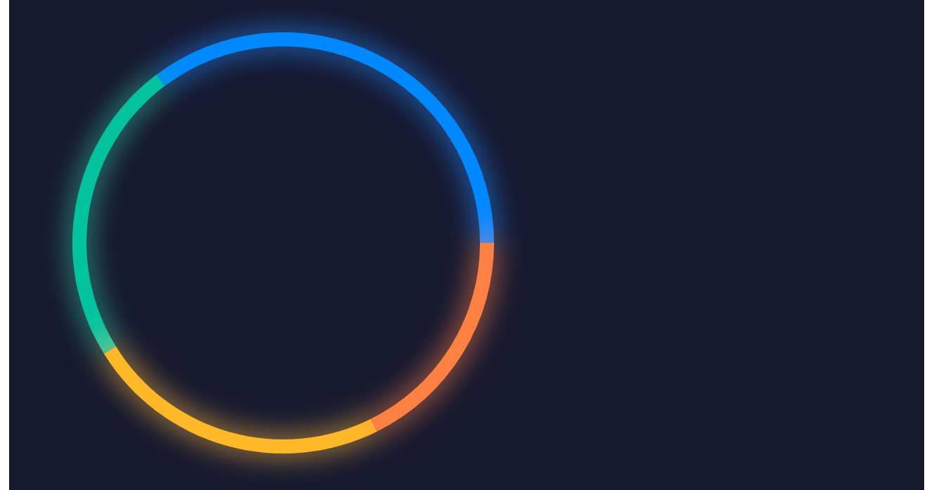 ReCharts Neon Pie Chart - Codesandbox