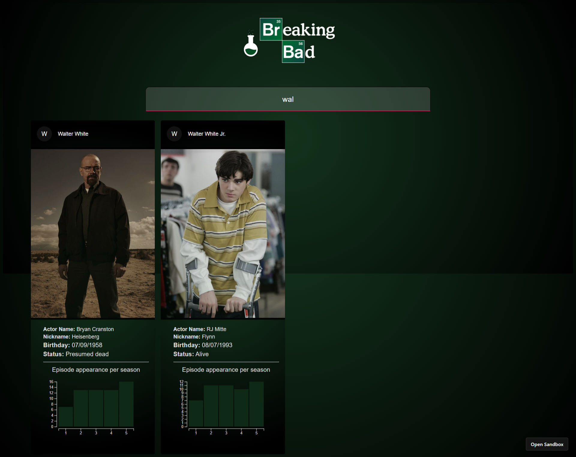 adirere/Breaking-Bad - Codesandbox