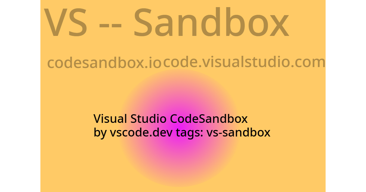 parcel vs-sandbox - Codesandbox