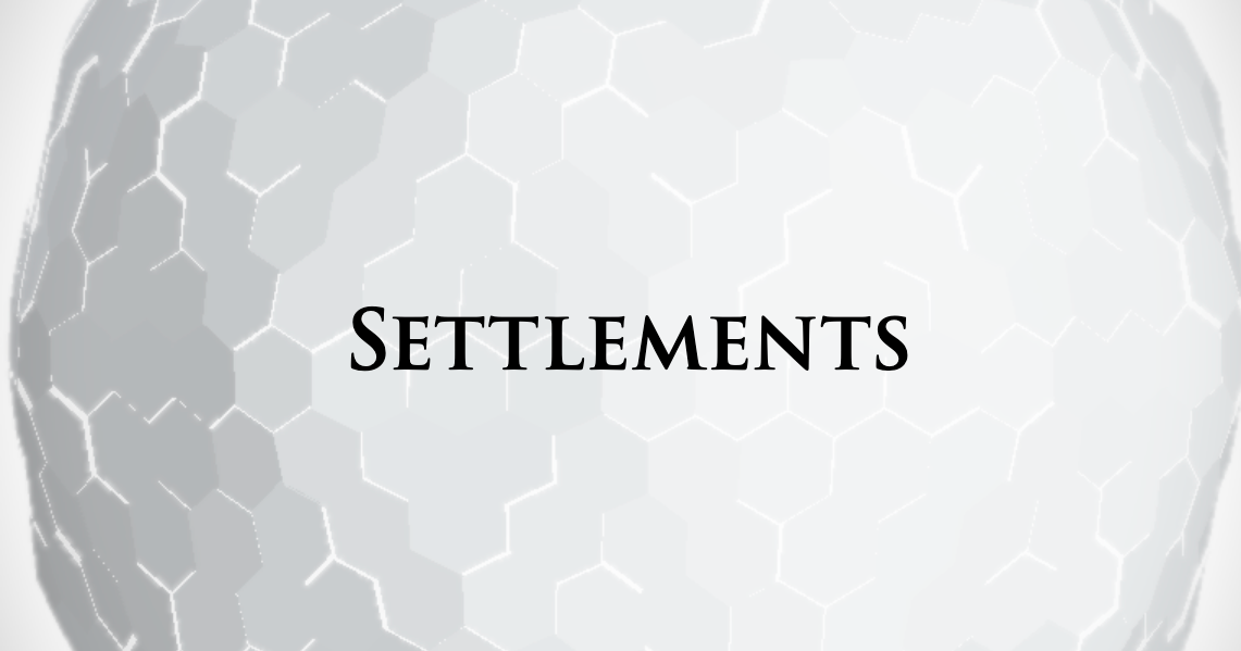 Settlements - Codesandbox