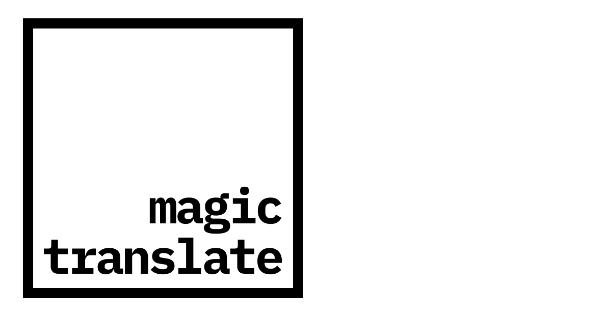 Magic Translate Demo - Codesandbox